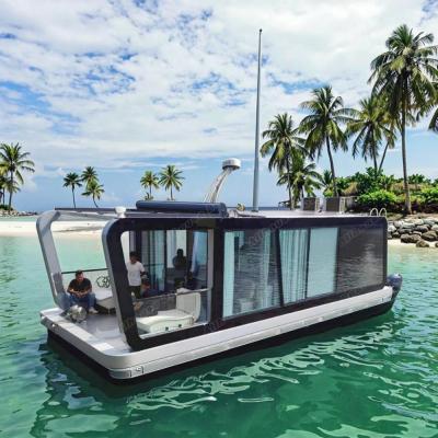 China 4.0m de ancho Casa Barco de lujo flotante La manera perfecta de experimentar el lujo del agua con sus seres queridos for sale
