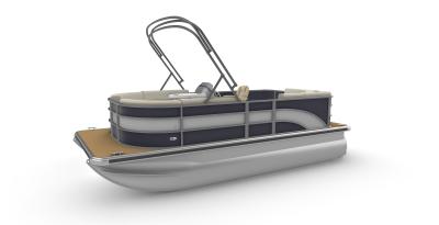 China Personalización Material de aluminio Pontoon Boat 6-8 Personas 5,8m de longitud for sale