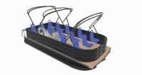 China 2.3m Width LED Navigation Lights Pontoon Boat with LED Lights for sale