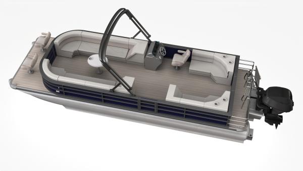 Quality Aluminum Pontoon Boat Luxury The Perfect Blend of Style and Performance for sale