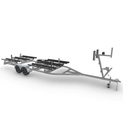 China Remolques de botes de aluminio de 2 pulgadas de tipo Ball Hitch con estructura de marco soldado for sale