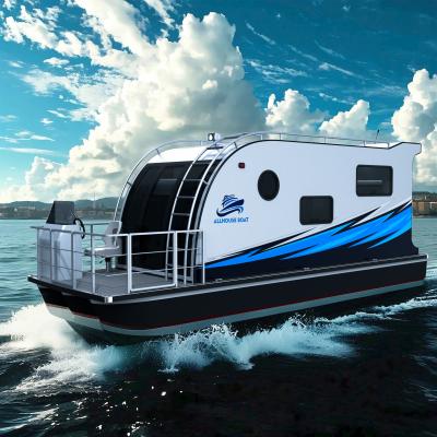 China 0.735m Tube Dia 1 Bedroom Floating Boat House For Advanced Buyers for sale