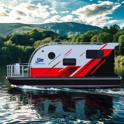 China Aluminum Party Luxury Houseboat Hire Ultimate Entertainment Vessel With TV And Entertainment for sale