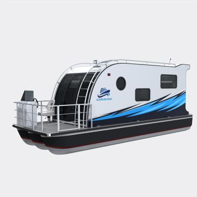 China TV Entertainment House Boat 7.9m Length For Fishing Activities for sale