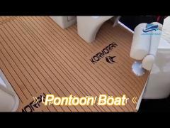 18-22 People Aluminum Construction Pontoon Boat With Optional Stereo System