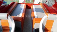 ? High-End Fiberglass Pontoon Boat Sea Trial | Dual Console | Flybridge | Luxury Features Overview