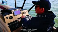 Floating boat performance demonstration