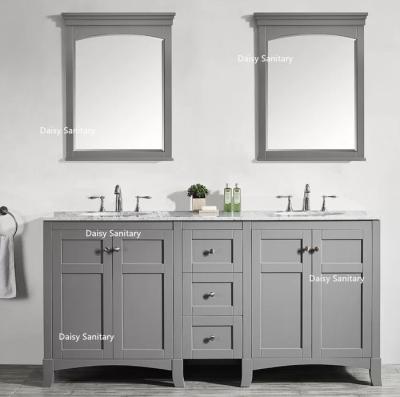 China Solid And Fine Looking Marble Top Bathroom Vanity High Gloss Surface Finish for sale