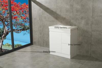 China Modern Bathroom Cabinet MDF Bathroom Vanity Big Drawers With DTC Metal Runners for sale