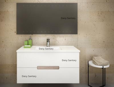 China Simple White MDF Bathroom Vanity Classic Waterproof Design Australia Style for sale