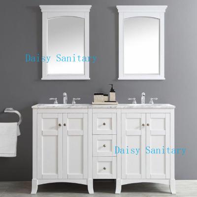 China American Standard Waterproof Design Stand Alone Bathroom Vanity With Double Sink for sale
