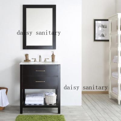 China Small Corner Style Bathroom Sink Furniture Only Two Drawers Modern Look Design for sale