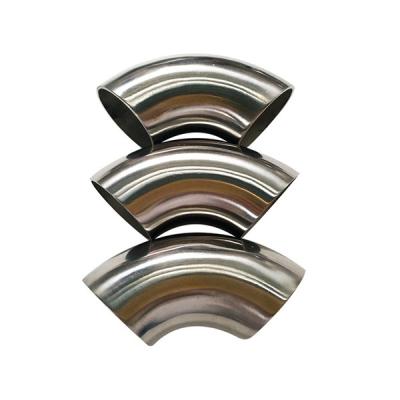 Cina 8D Radius Titanio gomito Fittings di titanio tubo di acciaio gomito in vendita
