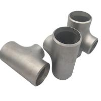China Butt Welding Titanium Tee ANSI B16.9 Reducing Tee Fitting for sale
