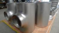 China Customizable Titanium Tee 3D 10D Radius Reducing Tee Titanium Fitting for sale