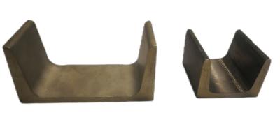 China Customizable Titanium Metal Channel U Shaped Channel Profiles TP550 TP450 for sale