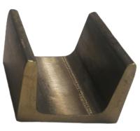 China Titanium Alloy U Channel Profile ASTM F136 B348 Gr5 720C Heat Treated for sale