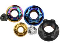 China AMS4928 Titanium Hex Nut M8 Titanium Alloy Hexagon Nut Grade 5 for sale