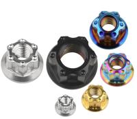 China AMS4928 Titanium Hex Nut M8 Titanium Alloy Hexagon Nut Grade 5 for sale