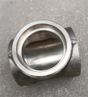China Forged Titanium Pipe Connector Gr1 Gr2 Gr5 Fittings Density 4.5g/cm3 550C for sale