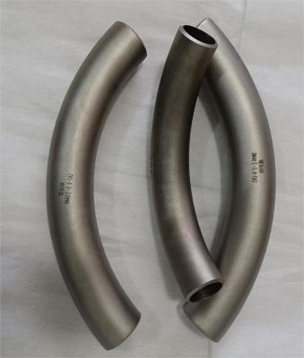 Cina 3D 90 gradi Titanio gomito ASTM B16.9 SH3408 SH3409 HG/T21635 Gr1 Gr5 in vendita