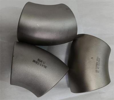 China 45 Degree Long Radius Titanium Elbow With Gr2 Gr5 Gr7 And ASME B16.9 for sale