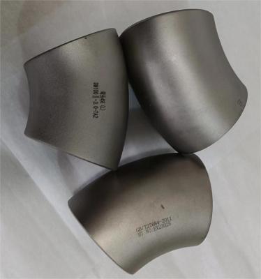China 45 Degree Long Radius Titanium Elbow With Gr2 Gr5 Gr7 And ASME B16.9 for sale