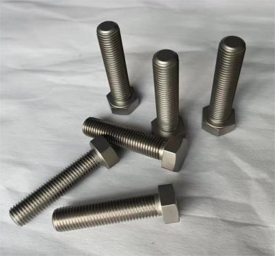 China ASTM B348 Forging Or Drawing Titanium Hexagon Head Bolt Gr1 Gr3 Gr5 for sale