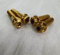 China Titanium Fully Threaded Hex Socket Flange Bolt With Gr1 Gr5 Gr12 Customized for sale