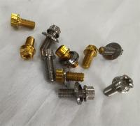 China Titanium Fully Threaded Hex Socket Flange Bolt With Gr1 Gr5 Gr12 Customized for sale