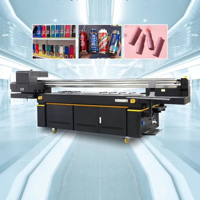 UV Cylindrical Digital Printer with Bottle Printing Machine - Close-up Detail