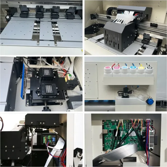 Print quality demonstration on textiles