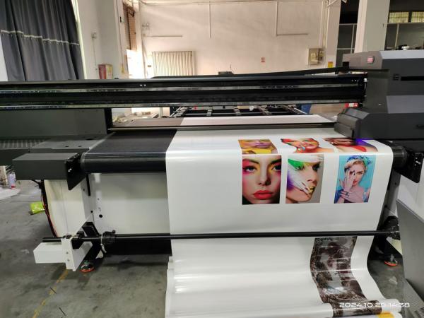 Quality UV Flatbed Roll To Roll Printer With LED Curing System For Multicolor Printing for sale