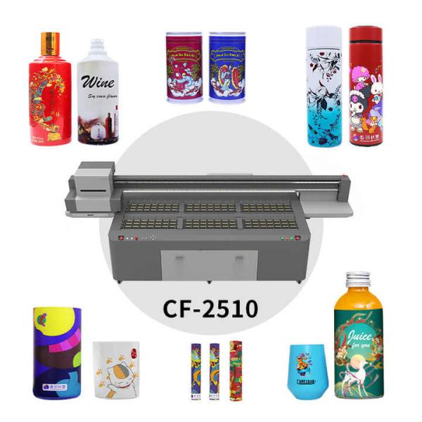 Customizable  UV Printer 10cm Medium Height And 2500 X 1000 X 1300mm Equipment Dimension