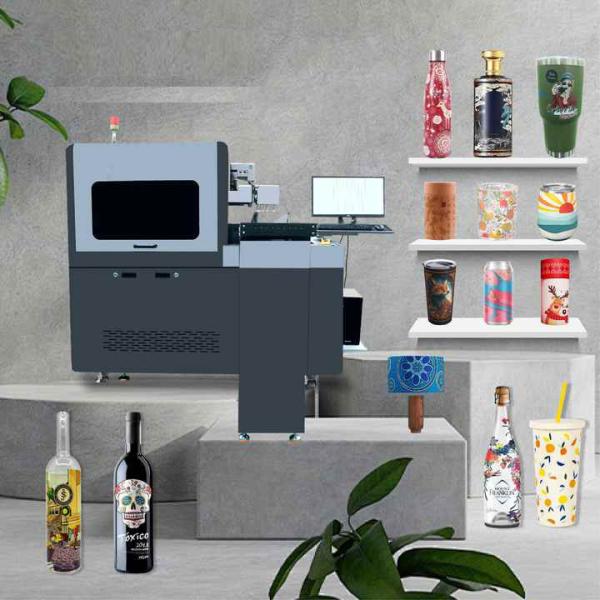 Customizable Printing Length 10-270mm Cylinder UV Printer For Cylindrical Objects Up To 300mm Diameter And 600mm Length