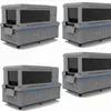 China Single Pass UV Printer with 200 Sqm/H Printing Speed LED Environmental UV Ink and Automatic Ink Scraping Device for sale