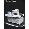 China Seamless Graphics Separate LED Head High Droplet Large Format One Pass UV Flatbed Printer for sale