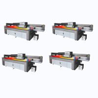 China Digital Flatbed Ceramic Tile Printer with 30 Square Meters Per Hour Speed Piezo Electric Printhead Dx7 and 10cm Medium Height for sale