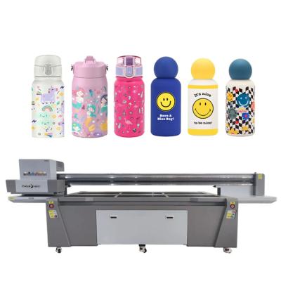 China Multi-Diameter Bottle Varnish Custom Packaging Personalized Drinkware Cylinder UV Printer for sale