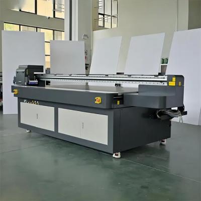 China High-Speed UV Flatbed Printer with 30 Square Meters Per Hour Output and Multi-Colour LED UV Lamp Curing for sale