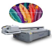 China Eco Solvent Flatbed Inkjet Printer for Large Format Printing Machine for sale