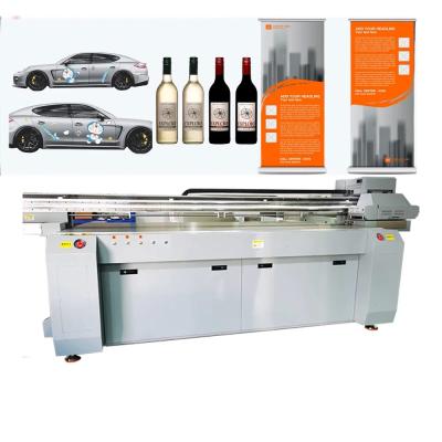 China High-Speed 30 Square Meters Per Hour UV Flatbed Printer with Multi-Colour Printing and 10cm Medium Height for Large Format Printing for sale