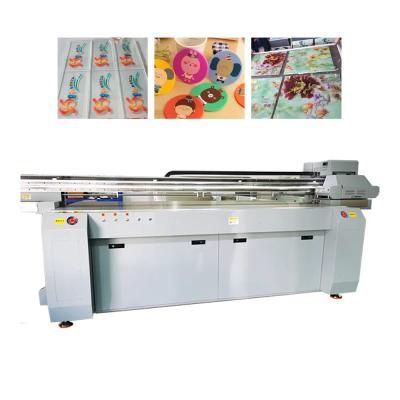 China Large Format UV Flatbed Printer with 30 Square Meters Per Hour Printing Speed and Multi-Colour Printing for 10cm Medium Height Materials for sale
