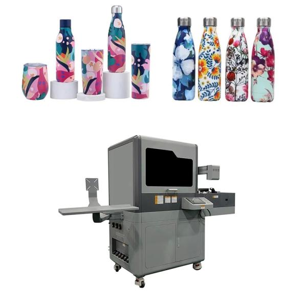 Quality Printer Manufacturer High Speed 360rotary UV Printer Printing on Water Bottle for sale