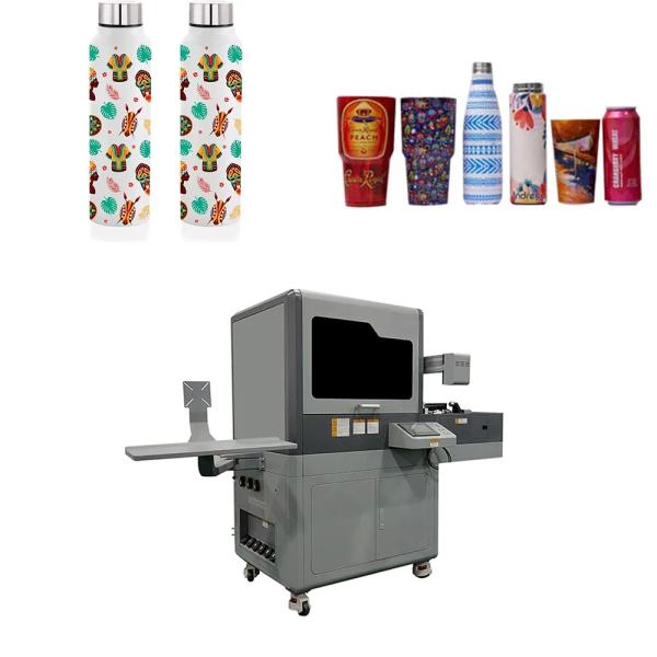 Quality Printer Manufacturer High Speed 360rotary UV Printer Printing on Water Bottle for sale