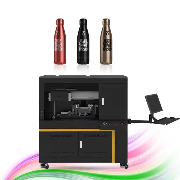 Quality High Speed Rotary UV Printer for Personalized Plastic Bottle Designs for sale