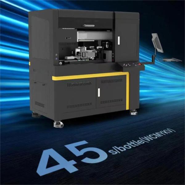 Quality High Speed Rotary UV Printer for Personalized Plastic Bottle Designs for sale