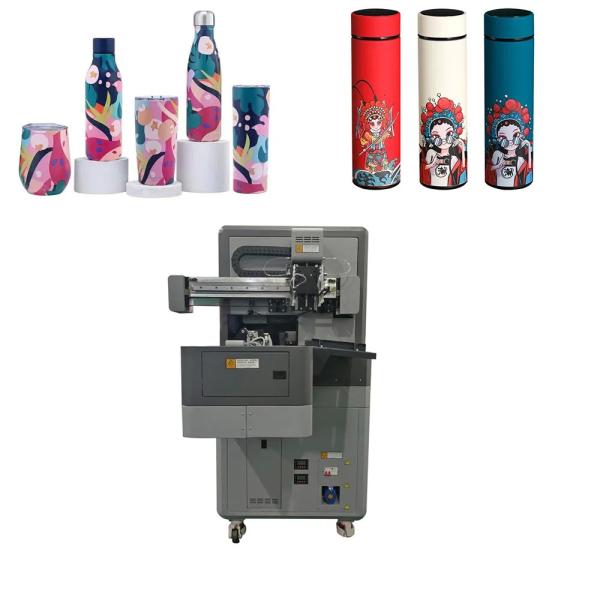 Quality Factory Supply UV Cylinder Printer for Tumblers and Cups 360 Seamless for sale