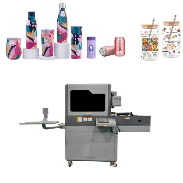 Quality High Speed Cylinder UV Printer 360 Cylinder UV Cylinder Printer for sale