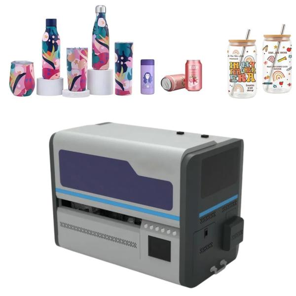Quality High Speed Cylinder UV Printer 360 Cylinder UV Cylinder Printer for sale